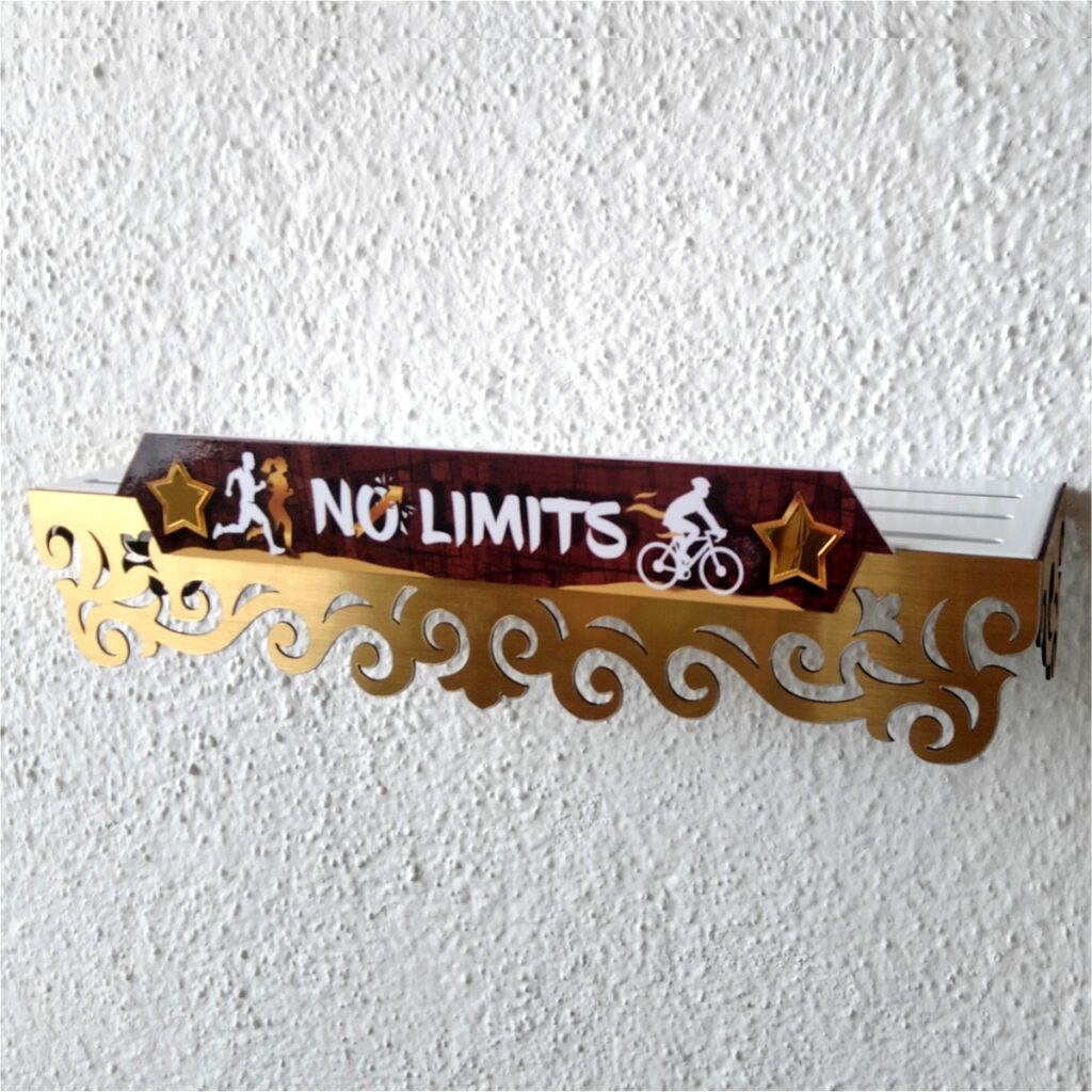 No Limits - Medal & Trophy Shelf - DIY Eco-friendly festival decoration