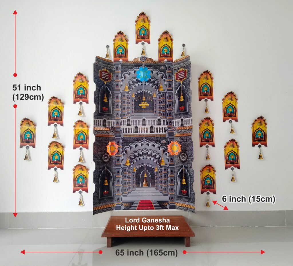 Bappa wall Decoration ecofriendly makhar