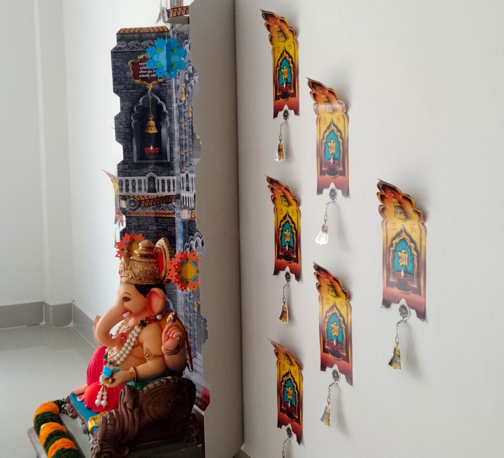 Bappa wall Decoration ecofriendly makhar