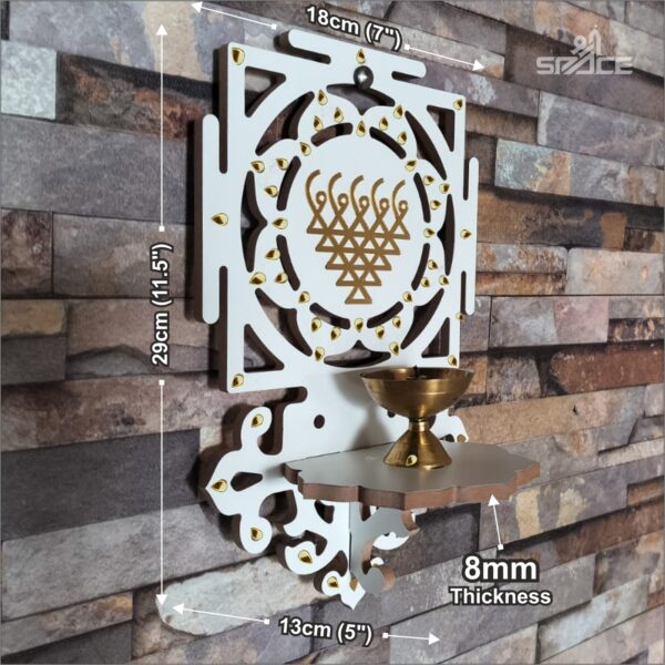 Saraswati Yantra Wall Decor - DIY Eco-friendly festival decoration